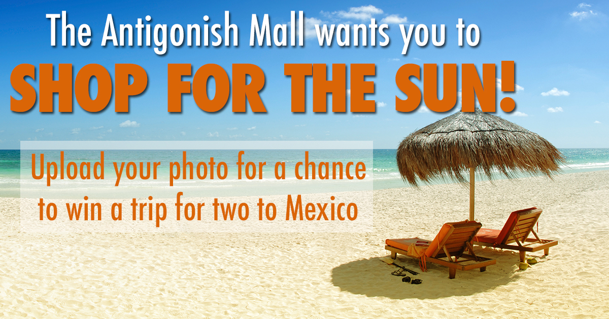 Antigonish Mall Shop for the Sun Contest