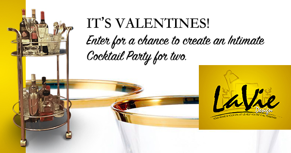 Enter to win classy prizes for an unforgettable romantic cocktail.