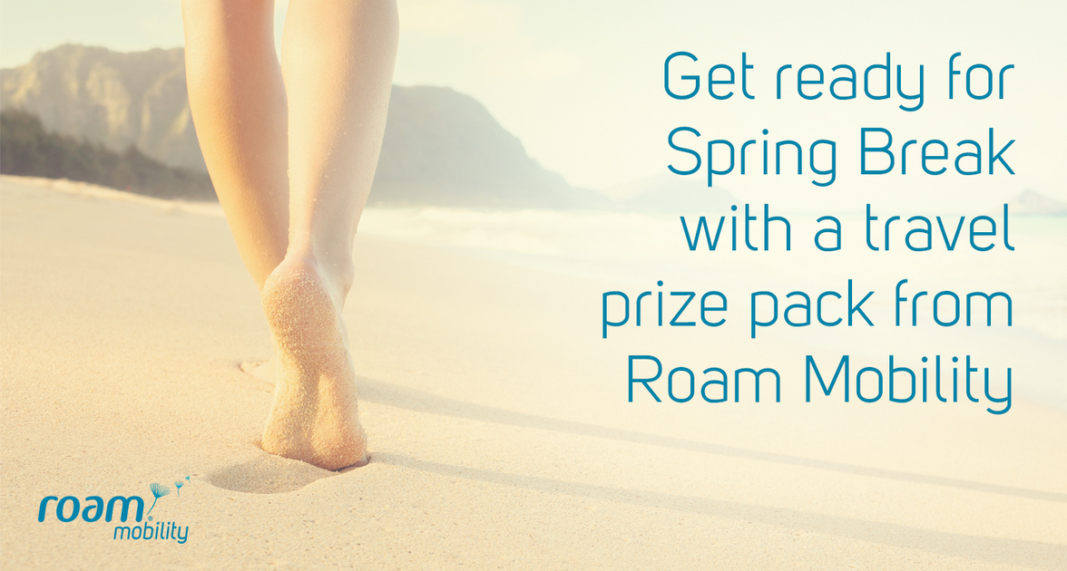 Enter to Win a Spring Break Prize Pack from Roam Mobility