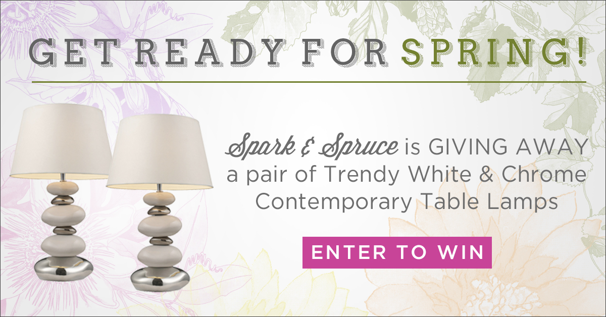 Contemporary Table Lamp Giveaway