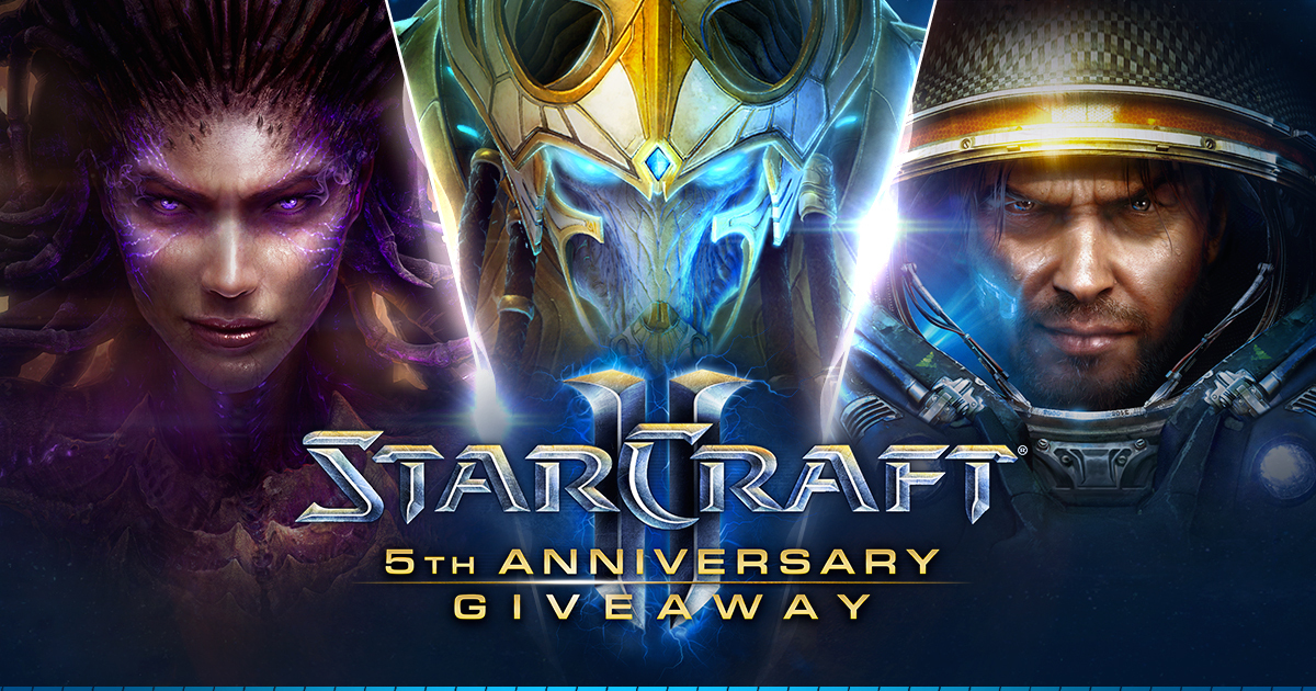 StarCraft II 5th Anniversary Giveaway