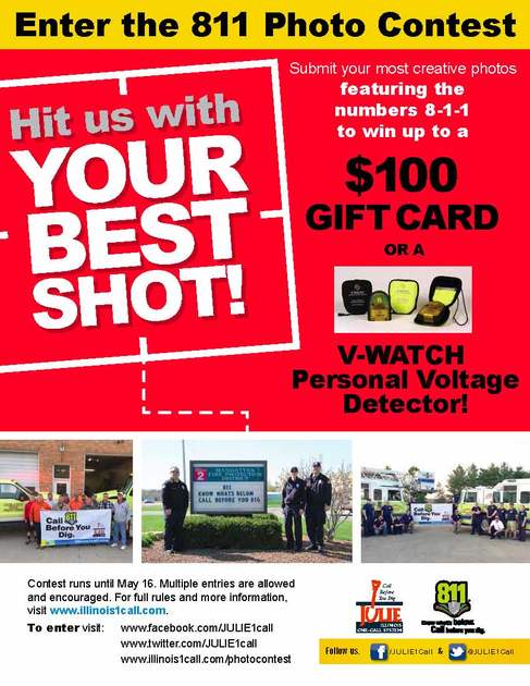 2016 Emergency Responder's 8-1-1 Photo Contest