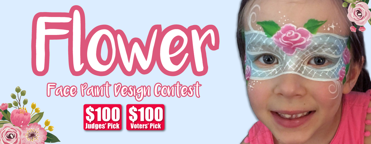 201604 Here Comes Spring Flower FacePaint Design Contest