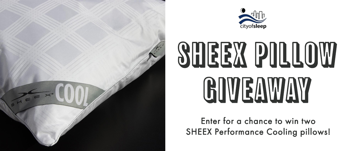 Sheex Performance Cooling Pillow Giveaway Sweepstakes
