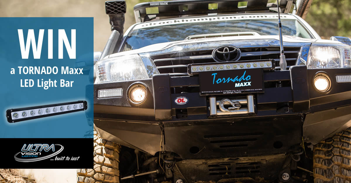 Win a TORNADO Maxx LED Light Bar from Ultra Vision Lighting