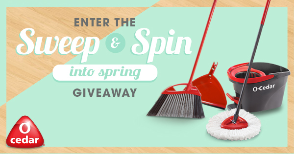 Sweep & Spin Into Spring Giveaway from O-Cedar