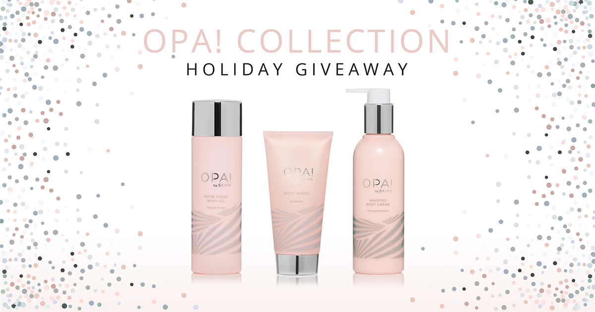 Win Our Opa! Holiday Bath & Body Collection for You & a Friend