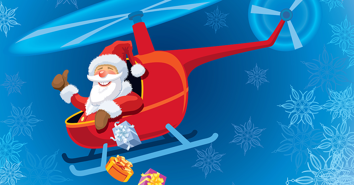WIN a flight with Santa in his helicopter this Christmas at Yarnton
