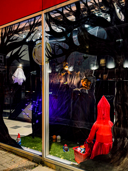 Halloween Window Contest- Dark Forest