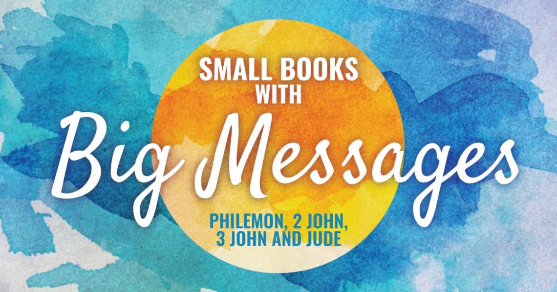 Small Books with Big Messages: New Sermon Series May 7 – Wonder Lake ...