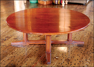 Arts and Crafts Round Table | Woodworking Project | Woodsmith Plans