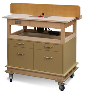 Mobile Router Table | Woodworking Project | Woodsmith Plans