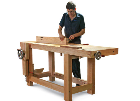 Roubo Bench with Bench Crafted Vises | Woodworking Project | Woodsmith ...