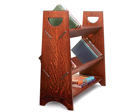 Arts & Crafts Book Rack | Woodworking Project | Woodsmith Plans