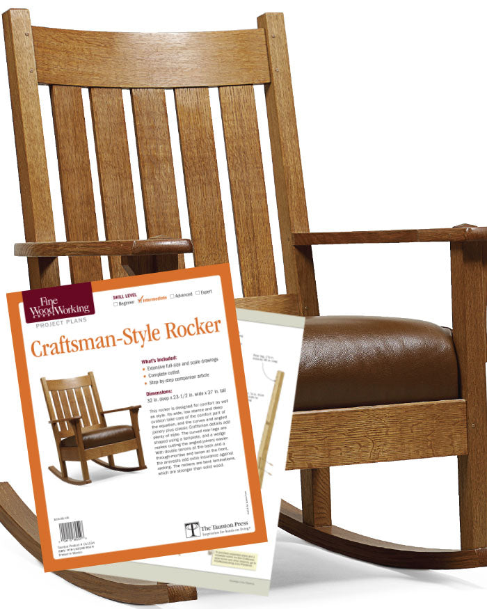 Craftsman-Style Rocker | Woodworking Project | Woodsmith Plans