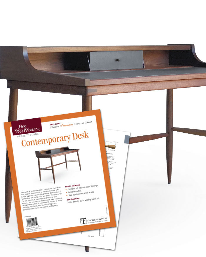 Contemporary Desk | Woodworking Project | Woodsmith Plans