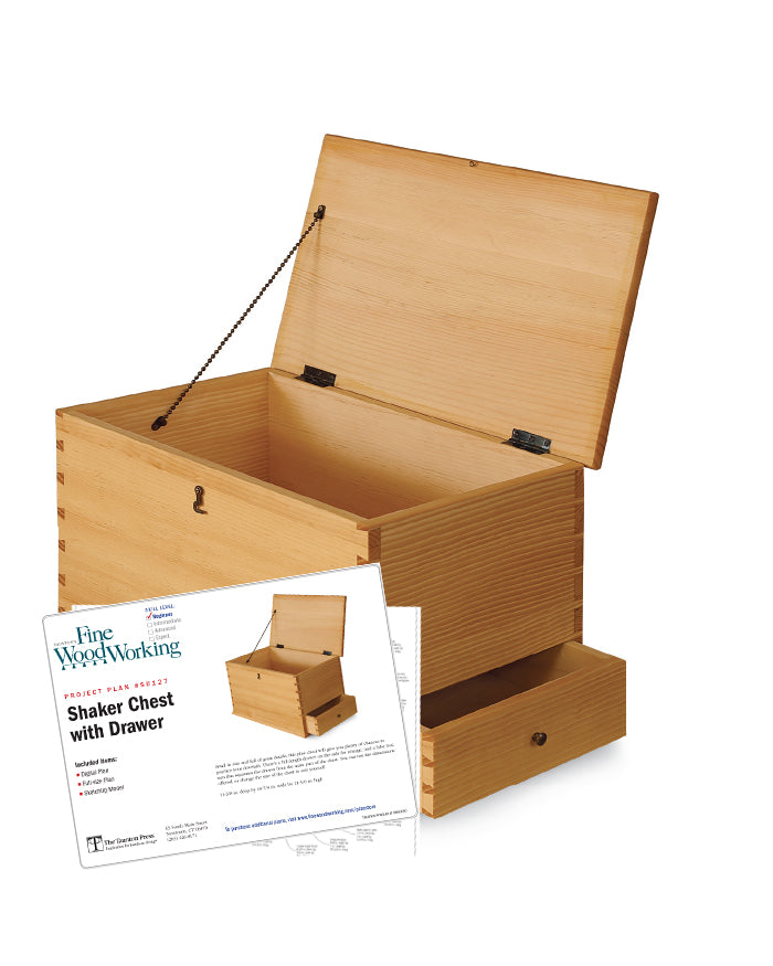Shaker Chest with a Side Drawer | Woodworking Project | Woodsmith Plans