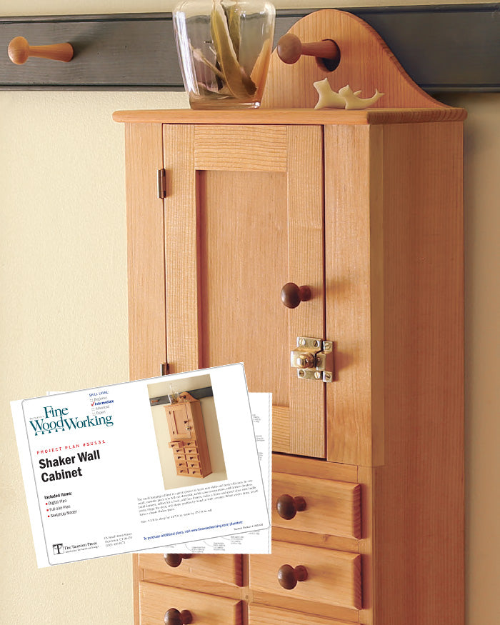 Shaker Wall Cabinet | Woodworking Project | Woodsmith Plans