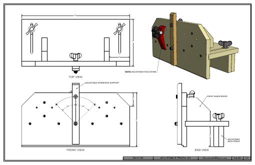 Adjustable Tenon Jig
