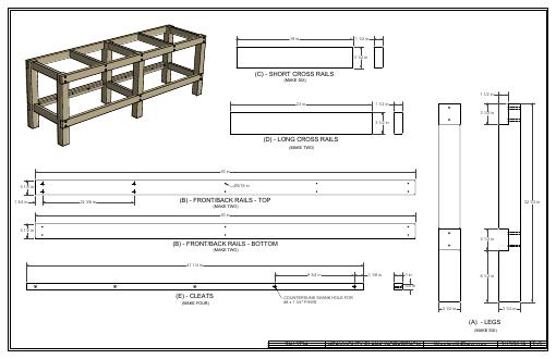 Heavy-Duty Plank Workbench