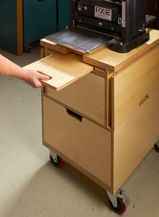 Mobile Planer Cart | Woodworking Project | Woodsmith Plans