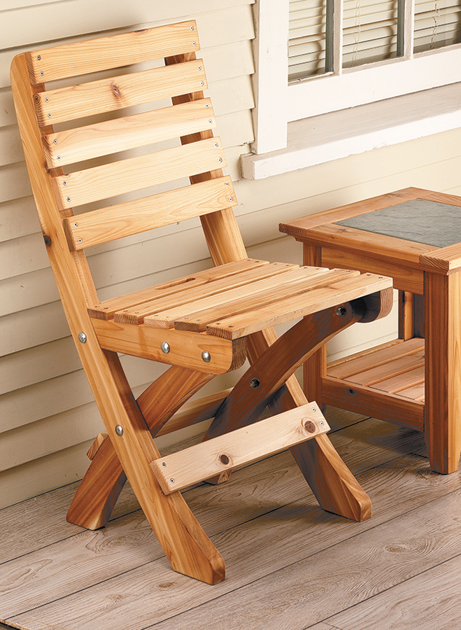 Outdoor Folding Bench | Woodworking Project | Woodsmith Plans