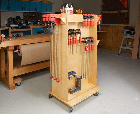 Clamp Cart and Storage | Woodworking Project | Woodsmith Plans