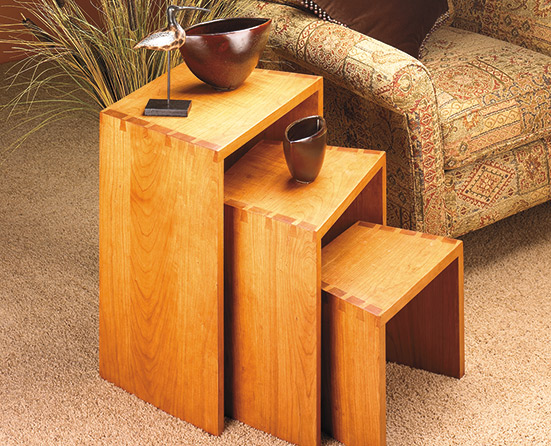 Nesting Tables | Woodworking Project | Woodsmith Plans