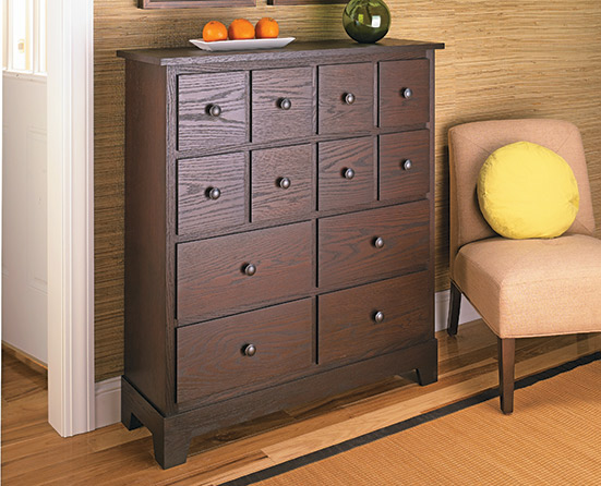 12-Drawer Storage Cabinet | Woodworking Project | Woodsmith Plans