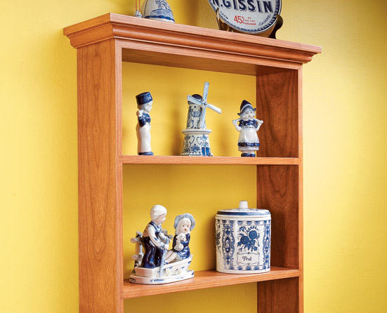 Dovetailed Display Shelf | Woodworking Project | Woodsmith Plans