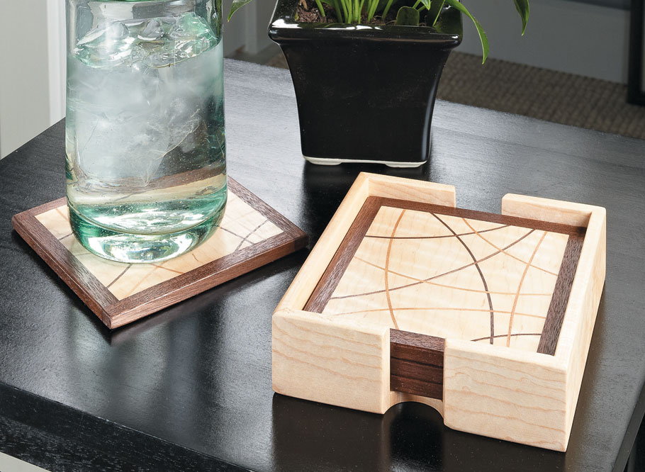 Box, Bookmark & Coasters Set | Woodworking Project | Woodsmith Plans