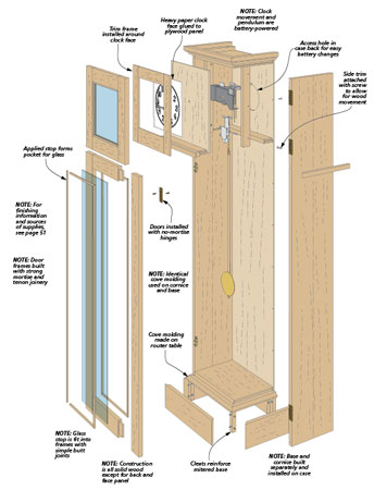 Shaker-Style Tall Clock | Woodworking Project | Woodsmith Plans