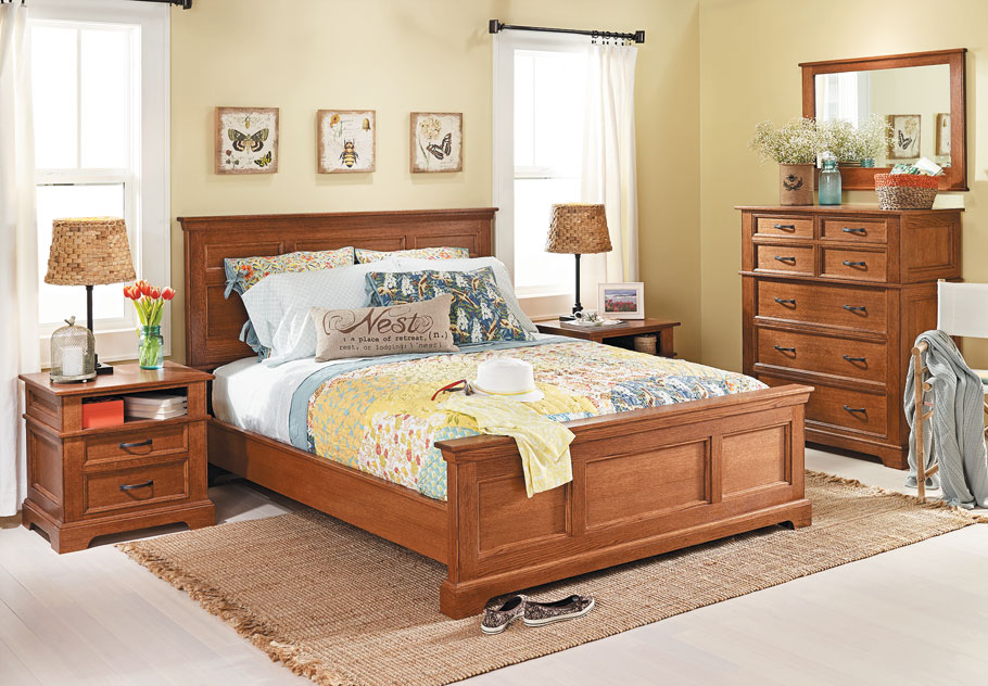 Bedroom Set Oak Bed Woodworking Project Woodsmith Plans Bedroom Set Oak Bed Woodworking Project Woodsmith Plans