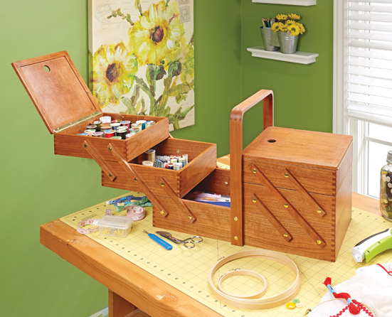 Box-Jointed Craft Center | Woodworking Project | Woodsmith Plans