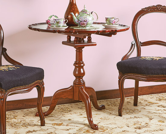 Piecrust Table | Woodworking Project | Woodsmith Plans