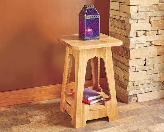 Arts & Crafts Side Table | Woodworking Project | Woodsmith Plans