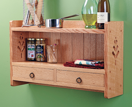 Rustic Wall Shelf | Woodworking Project | Woodsmith Plans