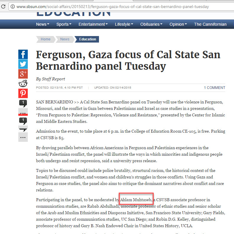 Ahlam Muhtaseb - Canary Mission