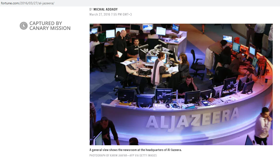 Al Jazeera English - Canary Mission