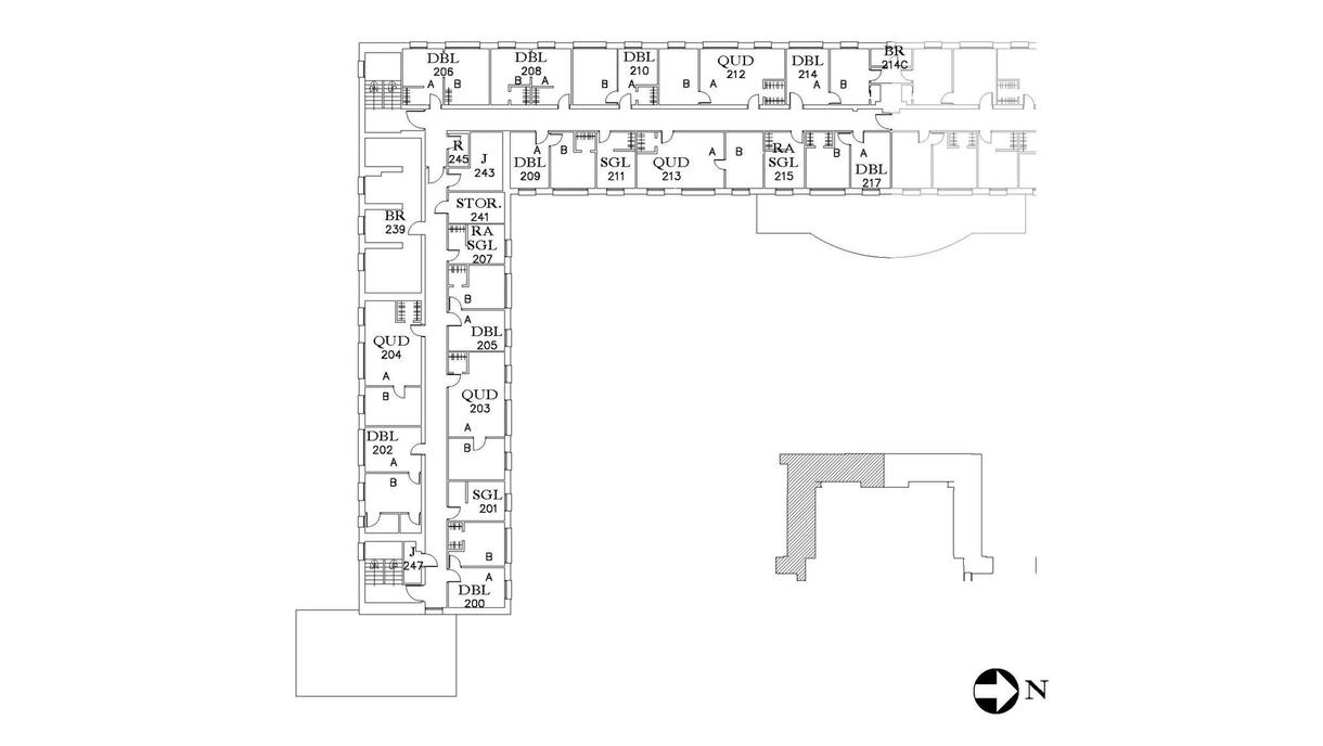 Residence Halls - Dunham Hall - Hamilton College