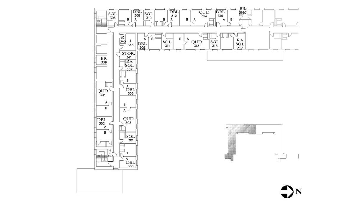 Residence Halls - Dunham Hall - Hamilton College