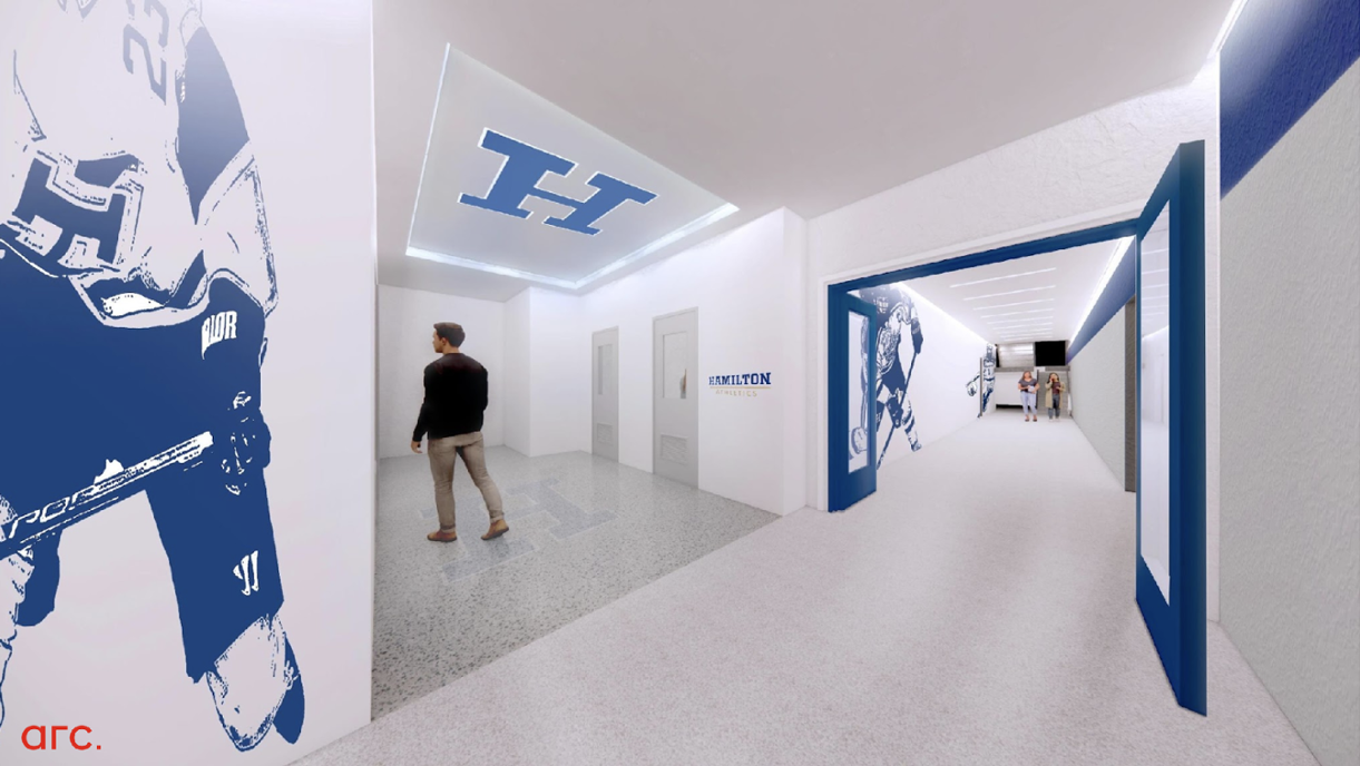 Campus Construction Updates - Sage Rink Renovation - Hamilton College