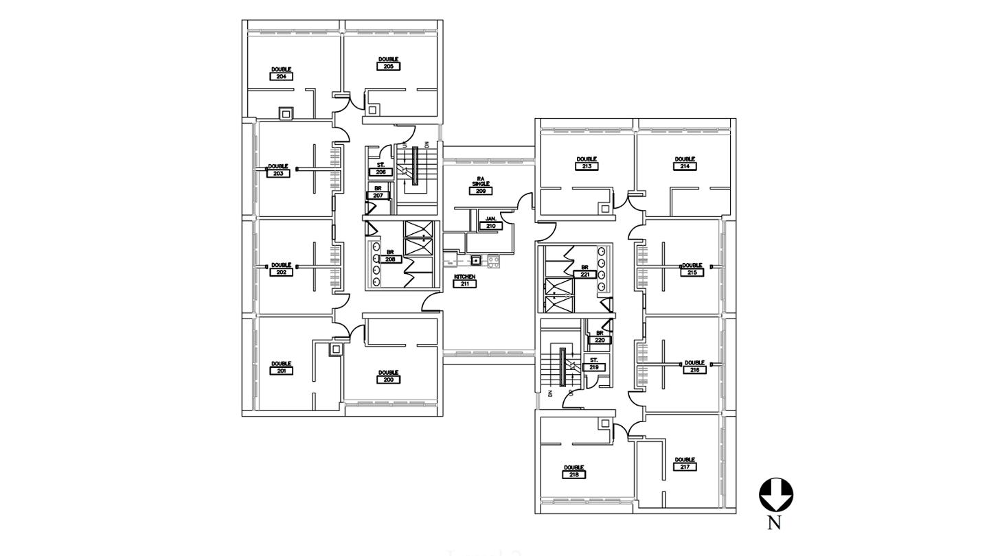 Residence Halls - Major Hall - Hamilton College
