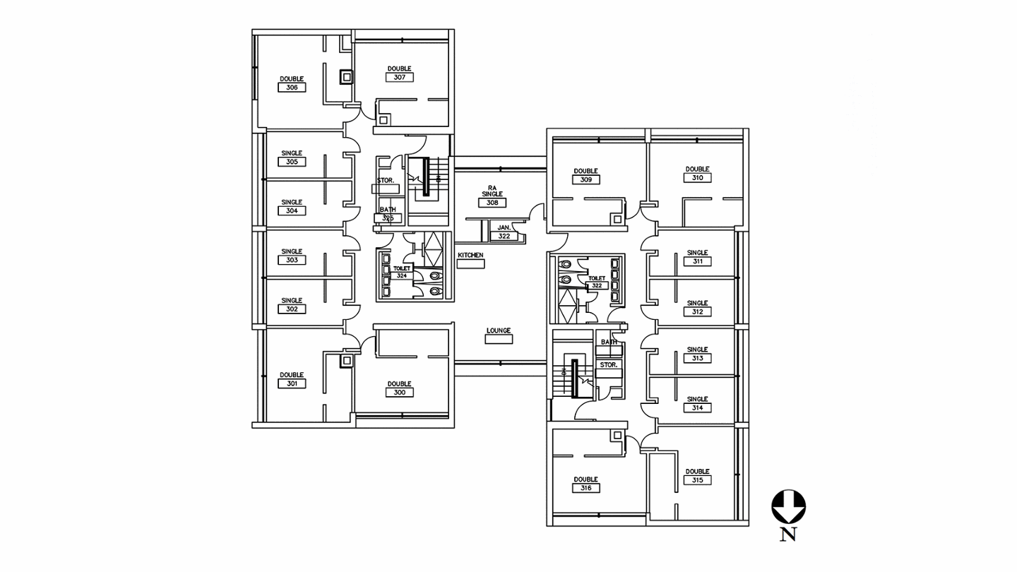 Residence Halls - McIntosh Hall - Hamilton College