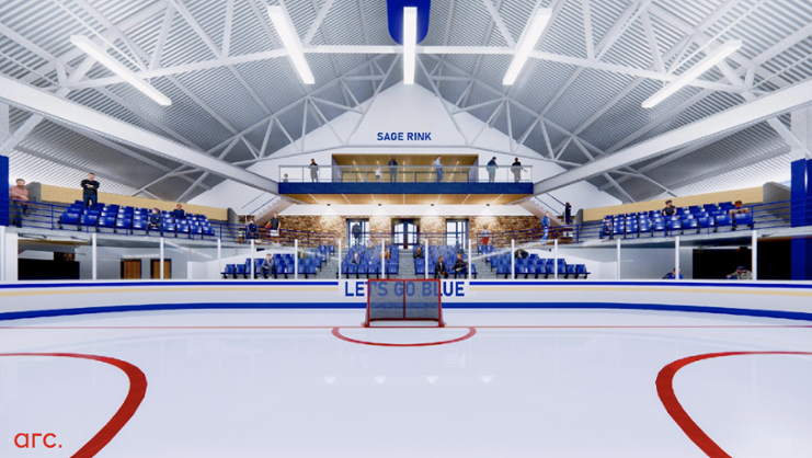 Campus Construction Updates - Sage Rink Renovation - Hamilton College