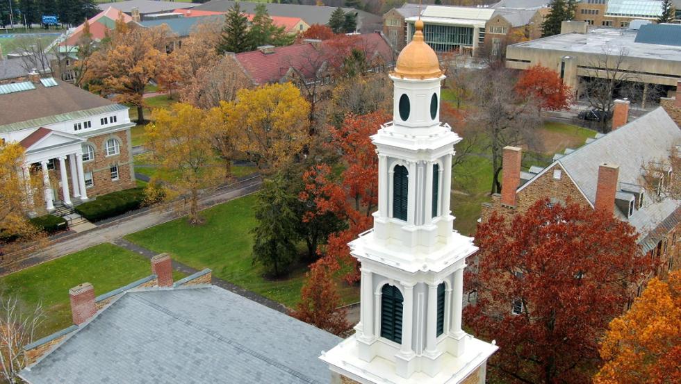 Chapel renovation - Steeple refurbishing - Hamilton College