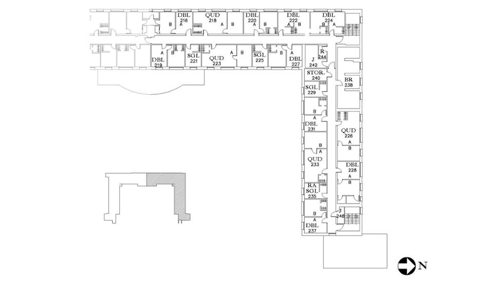 Residence Halls - Dunham Hall - Hamilton College