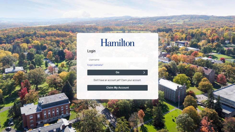 Identity - Your Hamilton Account - Hamilton College
