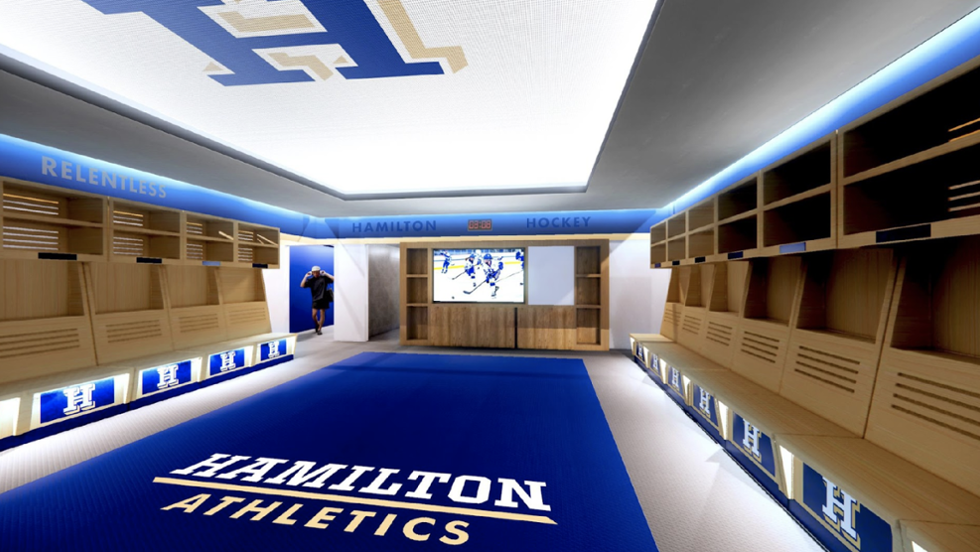 Campus Construction Updates - Sage Rink Renovation - Hamilton College