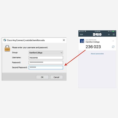 Resource Center - Using Duo to access the VPN - Hamilton College